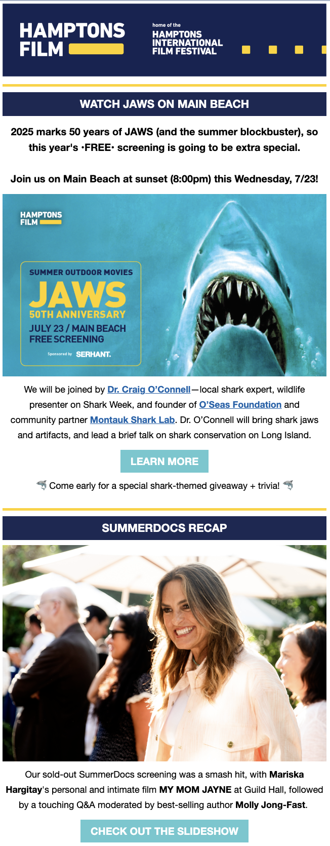 Newsletters - Hamptons International Film Festival