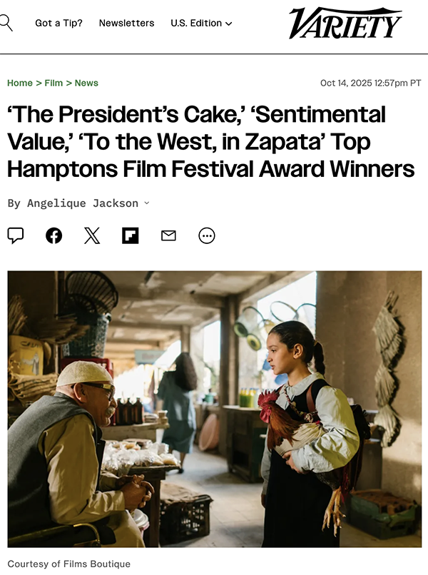 HIFF In the News: 2025 - Hamptons International Film Festival